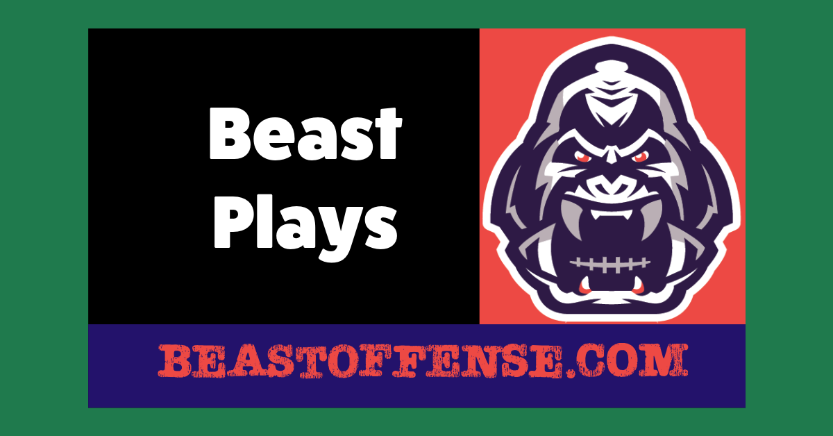 Beast Plays - Power Wing Beast Offense Playbook Beast Formations Tight ...